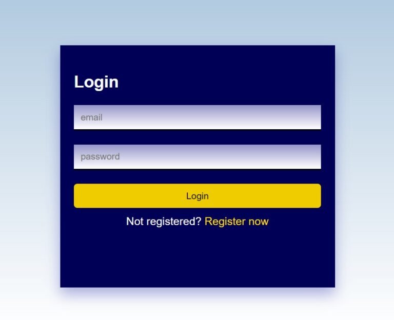 Creating a Secure Login Registration Form for Students Practice Project ...